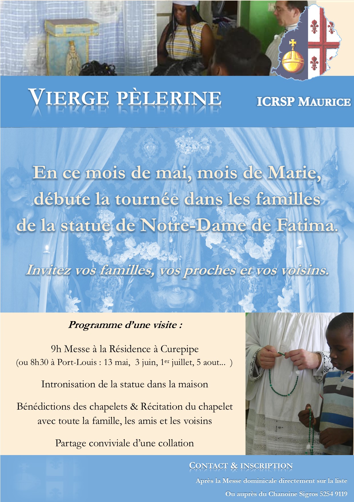 Vierge pèlerine 2023 - ICRSP MAURICE